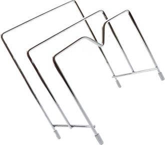 BESPORTBLE TOPPERFUN 2 St&uuml;ck Edelstahl K&uuml;chenorganizer Abtropfgestell f&uuml;r Schneidebretter und Teller Multifunktionales Desktop Regal zur Geschirr und K&uuml;chenutens