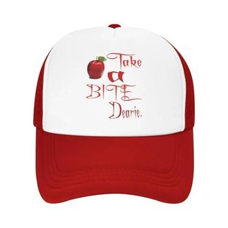 Generic Casquettes de Baseball pour Hommes Hommes, Dearie Take a Apple Tenue de Bonnets Routier en Mousse en Maille pour Casquettes de Baseball r&eacute;glables en U