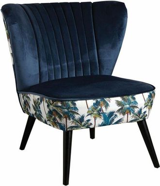 Aubry Gaspard Aubry Gaspard - Fauteuil en velours Jungle
