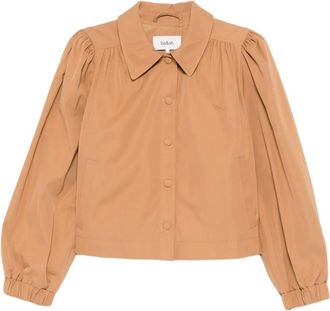 BA&SH Icon Hemdjacke mit Puffärmeln - Braun