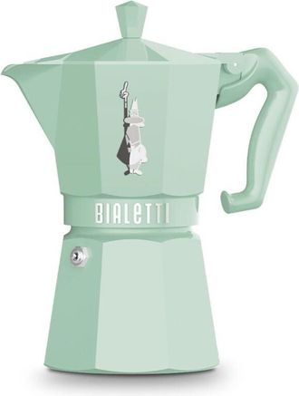 Bialetti Cafeti&egrave;re italienne 6 tasses vert pastel 0009058