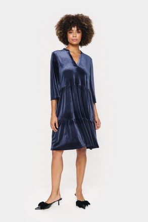 Saint Tropez Kleid Gerade Passform dark blue
