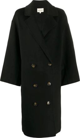 Loulou Studio Femme, Manteaux, Noir, Taille: 36 FR Borneo Coat
