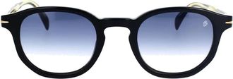 Eyewear by David Beckham unisex, Accessoires, Noir, Taille: 51 MM Lunettes de soleil rétro avec silhouettes géométriques