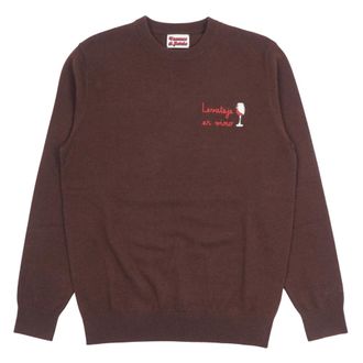 Saint Barth Homme, Pulls, Brun, Taille: L Heron Vacanze Crew-Neck Tricots