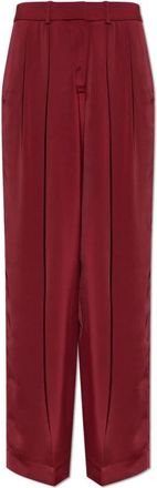 Michael Kors Satin-Stoffhose - - Trousers - Damen - Rot - S