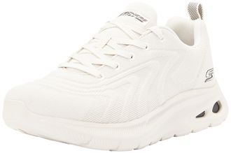 Skechers Herren Bobs Unity Sleek Revive Sneaker, Off-White Engineered Knit, 39 EU