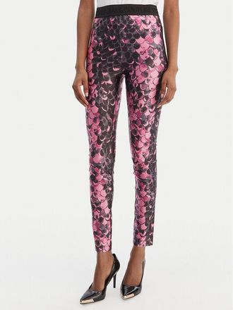 Versace Jeans Couture Leggings 80HAC101 JS552 Rosa Slim Fit