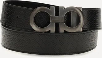 Ferragamo Reversible Gancini leather Belt Male 100