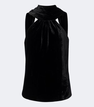 SIMKHAI Top Scarlett aus Samt
