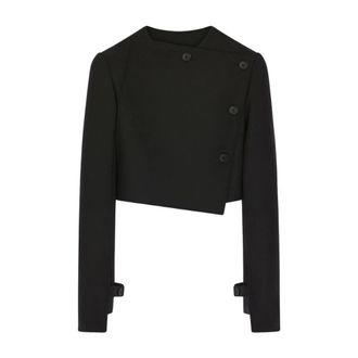 Courr&egrave;ges Oblique Tailored Jacket - - Jackets - Damen - Schwarzk - M