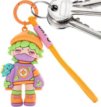 Generic Pendentif porte-cl&eacute;s danime, pendentif de figurine danime | Accessoires cr&eacute;atifs Porte-cl&eacute;s, pendentif porte-cl&eacute;s danime cr&eacute;atif, adorable figurine da
