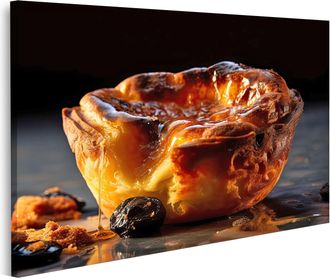 Islandburner Prime Bild auf Leinwand Pasteis De NATA Schüssel KI Studioaufnahme Bilder Wandbilder Poster