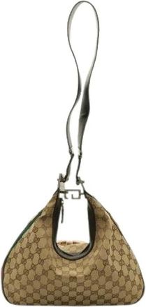 Gucci Sac bandouli&egrave;re GG Canvas Pre-owned - Femme - Pre-owned - Beige - Taille: ONE Size