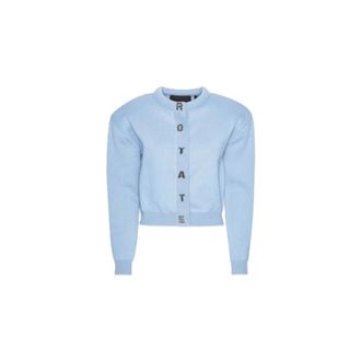 Rotate Rotate Birger Christensen, Damen, Strickwaren, Blau, SGr&ouml;&szlig;e