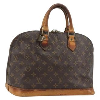 Louis Vuitton Pre-owned Sac &agrave; main en toile Monogram - Femme - Pre-owned - Brun - Taille: ONE Size