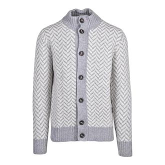 KANGRA Strickjacke mit Kn&ouml;pfen - - Knitwear - Herren - Grau - L