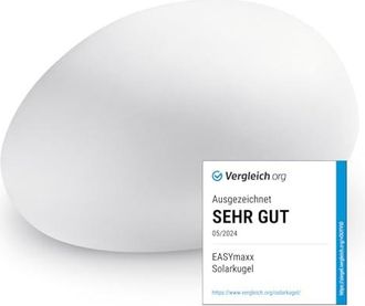 Easymaxx LED Solarleuchte mit Fernbedienung | kaltwei&szlig;e Leuchten mit Solarbetrieb & Farbwechsel | dimmbare Helligkeitsstufen, 12 Farben, 5 Leuchtmodi | inklusi