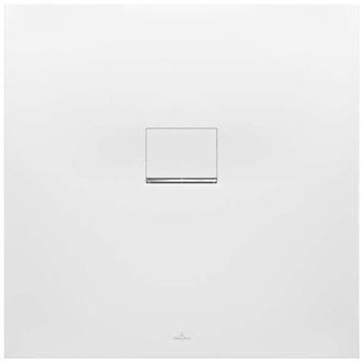 Villeroy & Boch Squaro Infinity - Duschwanne, 90x90 cm, Quaryl, Stone White UDQ9090SQI1V-RW