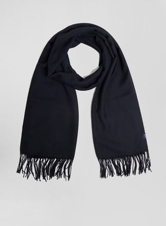 Eden Park Echarpe Unie Frang&eacute;e Bleu Marine