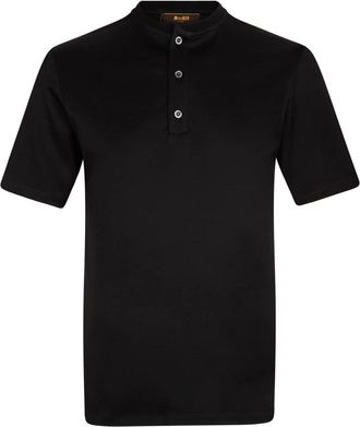 Moorer Homme, Tops, Noir, Taille: 6XL T-Chemises