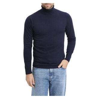 Daniele Fiesoli Maglia Collo Alto - - Knitwear - Herren - Blau - M
