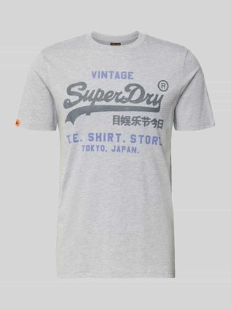 Superdry Relaxed Fit T-Shirt mit Logo-Stitching Modell Heritage