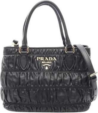 Prada Sac &agrave; main vintage doccasion - Femme - Pre-owned - Noir - Taille: ONE Size