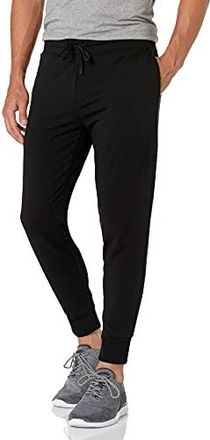 Jockey Mens Active Basic Fleece Jogger Sweatpant, Black, X-Large