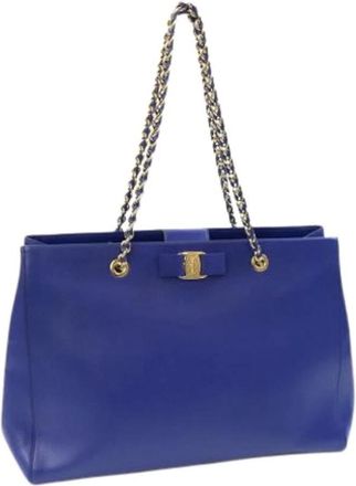 Ferragamo Damen, Pre-Owned, Blau, ONE SIZEGr&ouml;&szlig;e