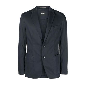 HUGO BOSS Homme, Vestes, Bleu, Taille: L Chemise Style Americana Classique