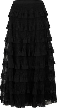 Red Valentino Femme, Jupes, Noir, Taille: 38 FR Jupe Midi