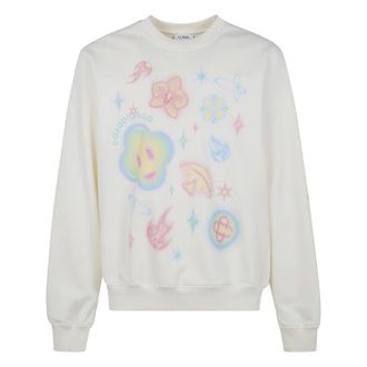 Casablanca Homme, Sweatshirts et sweats &agrave; capuche, Blanc, Taille: L SweaT-shirts