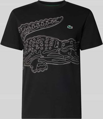 Lacoste Sport Regular Fit Sport-T-Shirt aus Baumwoll-Mix