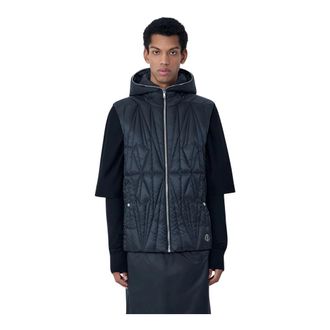 Moncler Geocamo Flight Gesteppte Kapuzenweste - - Jackets - Herren - Schwarzk - S
