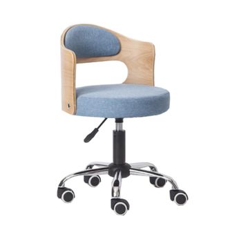 Generic B&uuml;rostuhl, Computerst&uuml;hle Aus Holz, H&ouml;henverstellbar, H&ouml;henverstellbar Und Um 360&deg; Drehbarer Sitz, Geeignet for Das Heimb&uuml;ro(Color5)