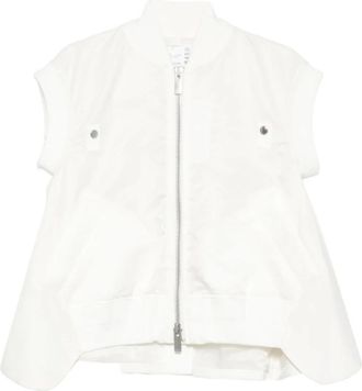sacai Femme, Vestes, Beige, Taille: 42 FR Sacai Vestes Beige