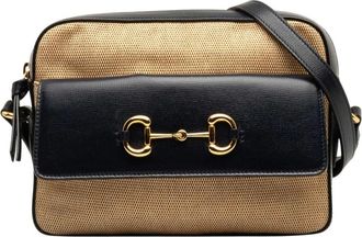 Gucci Pre-owned Horsebit 1955 Flap Pocket Camera Bag - Femme - Pre-owned - Brun - Taille: ONE Size