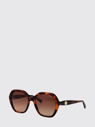 Longchamp Lunettes de soleil oversize de forme irr&eacute;guli&egrave;re en ac&eacute;tate avec logo