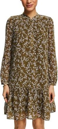 Esprit 994ee1e304 Robe, 353/Khaki Green 4, 38 Femme