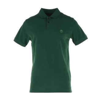 Timberland Millers River Kurzarm-Stretch-Polohemd - - Tops - Herren - Gr&uuml;n - 2XL