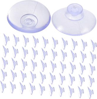DOITOOL 200st&uuml;cke Transparente Saugnapf-Halter Durchsichtige Saugn&auml;pfe F&uuml;r Glasplatten Aquarium-saugn&auml;pfe Saugkissen F&uuml;r Fensterkr&auml;nze Transparente Kunststoff