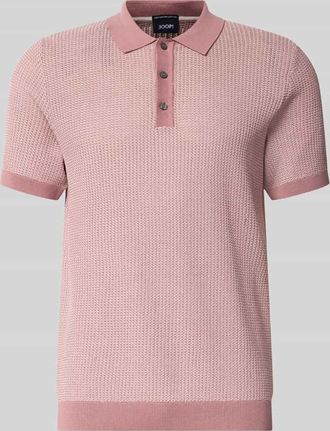 Joop Slim Fit Poloshirt mit Strukturmuster Modell Brianoro