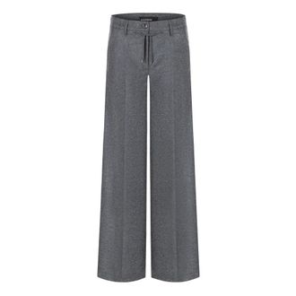 Cambio Femme, Pantalons, Gris, Taille: 36 FR L33 Adrienne Wide Pantalons