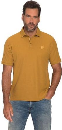 JP1880 Polo Basique, Demi-Manches, piqué jusquà 8XL, Jaune, XXL Homme