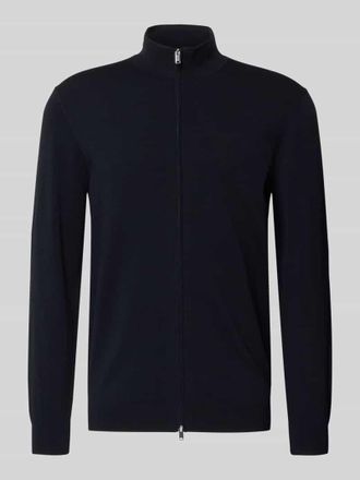 Profuomo Cardigan mit Stehkragen und Zweiwege-Rei&szlig;verschluss