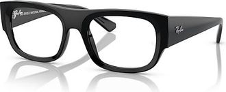 Ray-Ban Kristin Optics Bio-based Schwarz Fassung Klar Glas Polarisiert 54-20