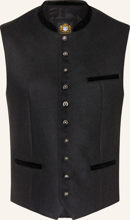 Hammerschmid Hammerschmid Trachtenweste Manuel Extra Slim Fit schwarz