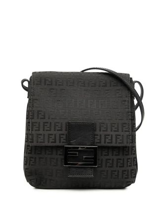 Fendi sac &agrave; bandouli&egrave;re Zucchino (2000-2010) - Noir