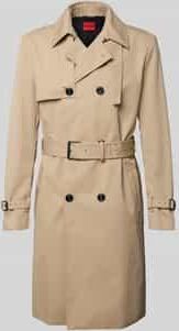 HUGO BOSS Regular Fit Trenchcoat mit Gun Flap Modell MALUKS2511